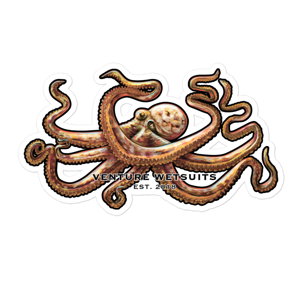 Tako Sticker – Venture Wetsuits