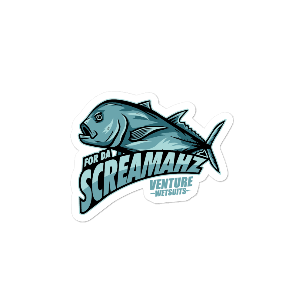 For Da Screamahz Ulua Sticker – Venture Wetsuits